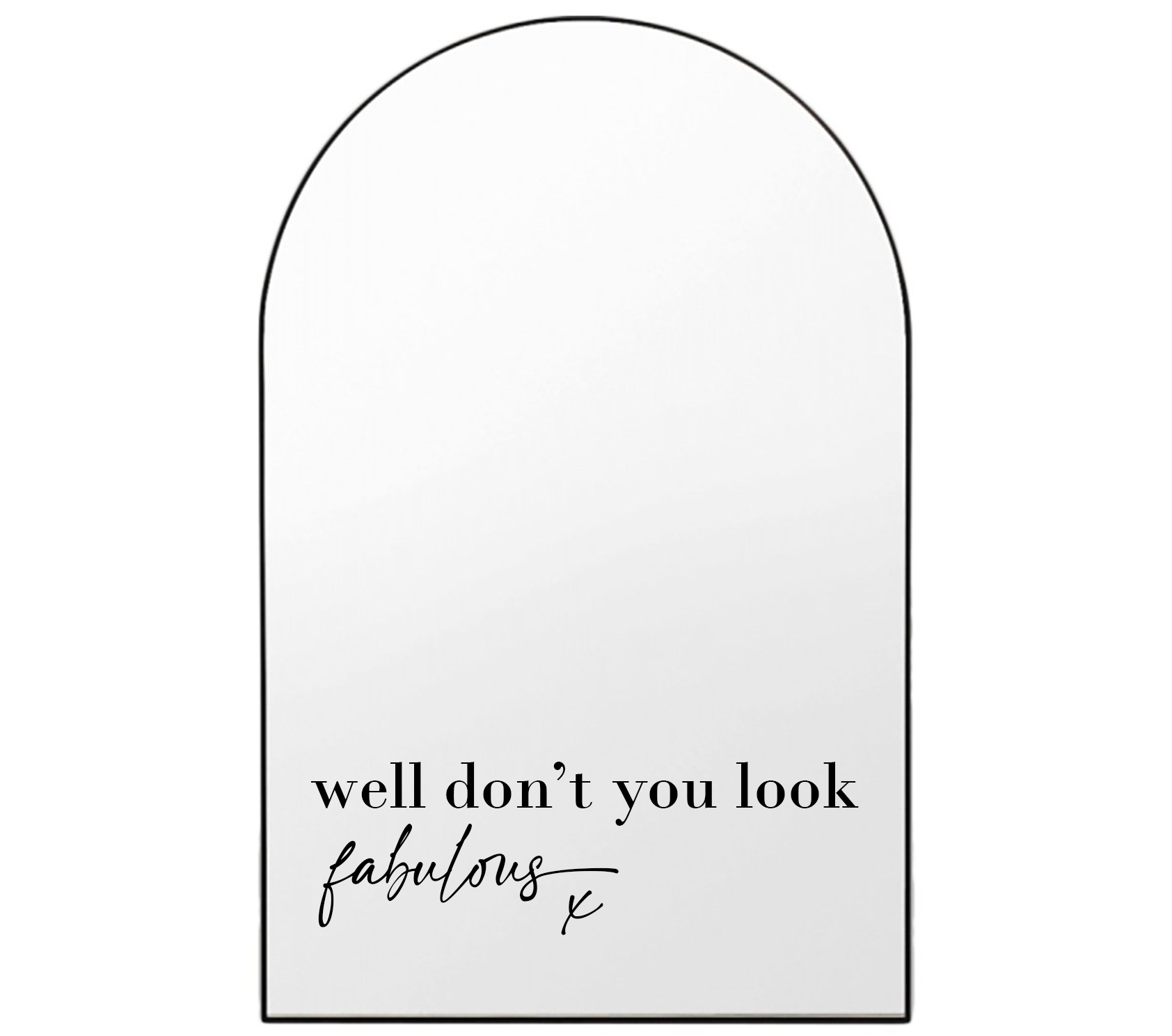 Mirror Decal - Fabulous! – Betti Z Events