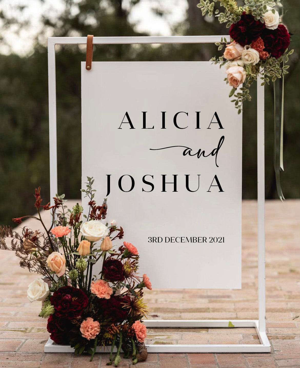 Astrid Welcome Sign – Betti Z Events